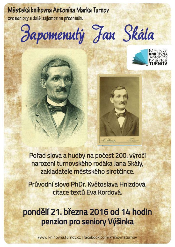 Zapomenutý Jan Skála – Městská knihovna Antonína Marka Turnov